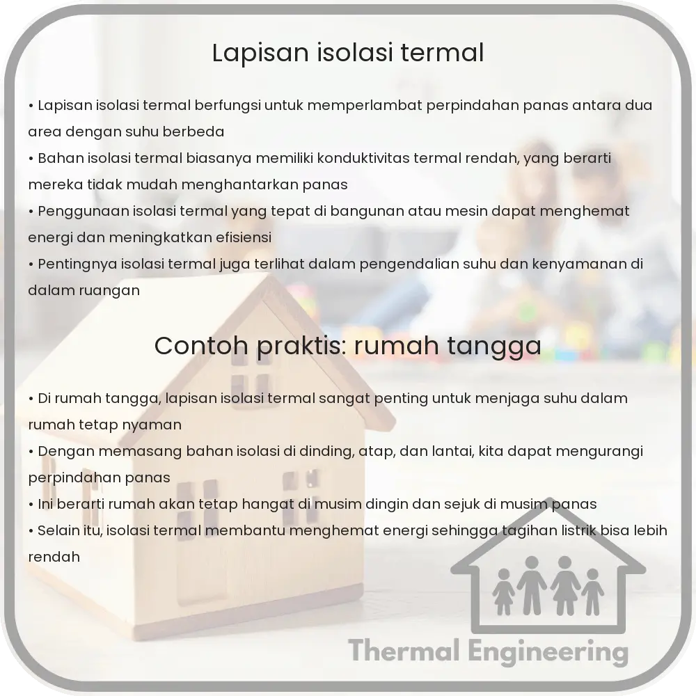 Lapisan Isolasi Termal