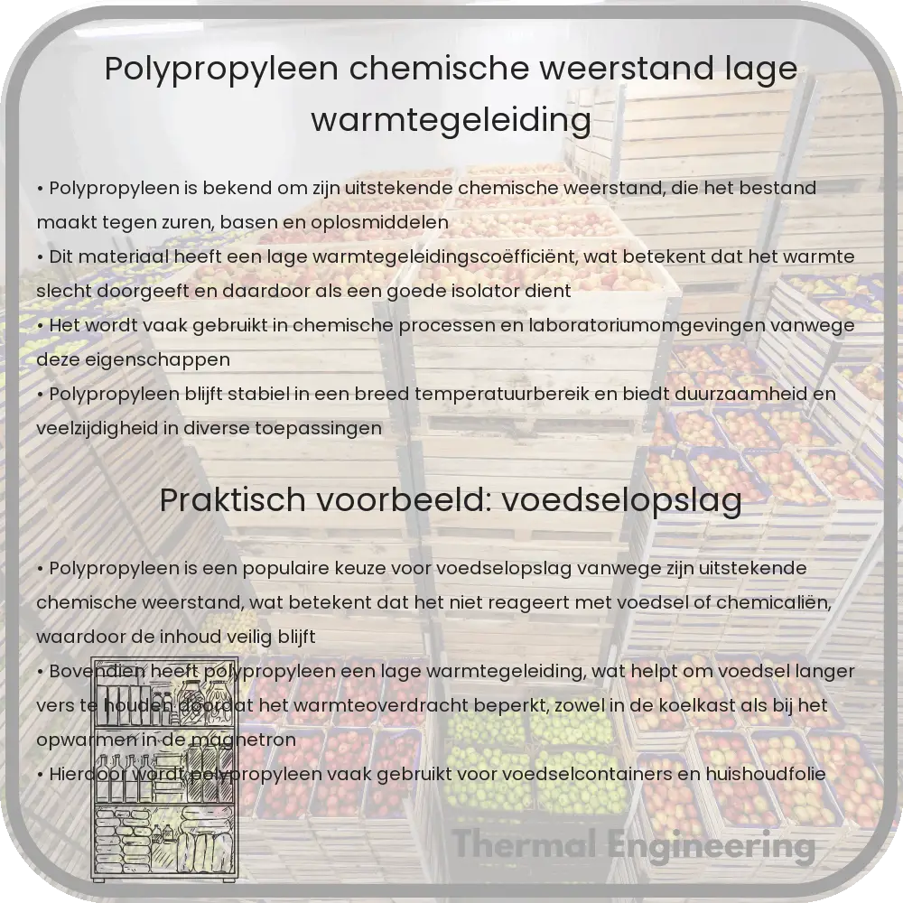 Polypropyleen | Chemische Weerstand, Lage Warmtegeleiding