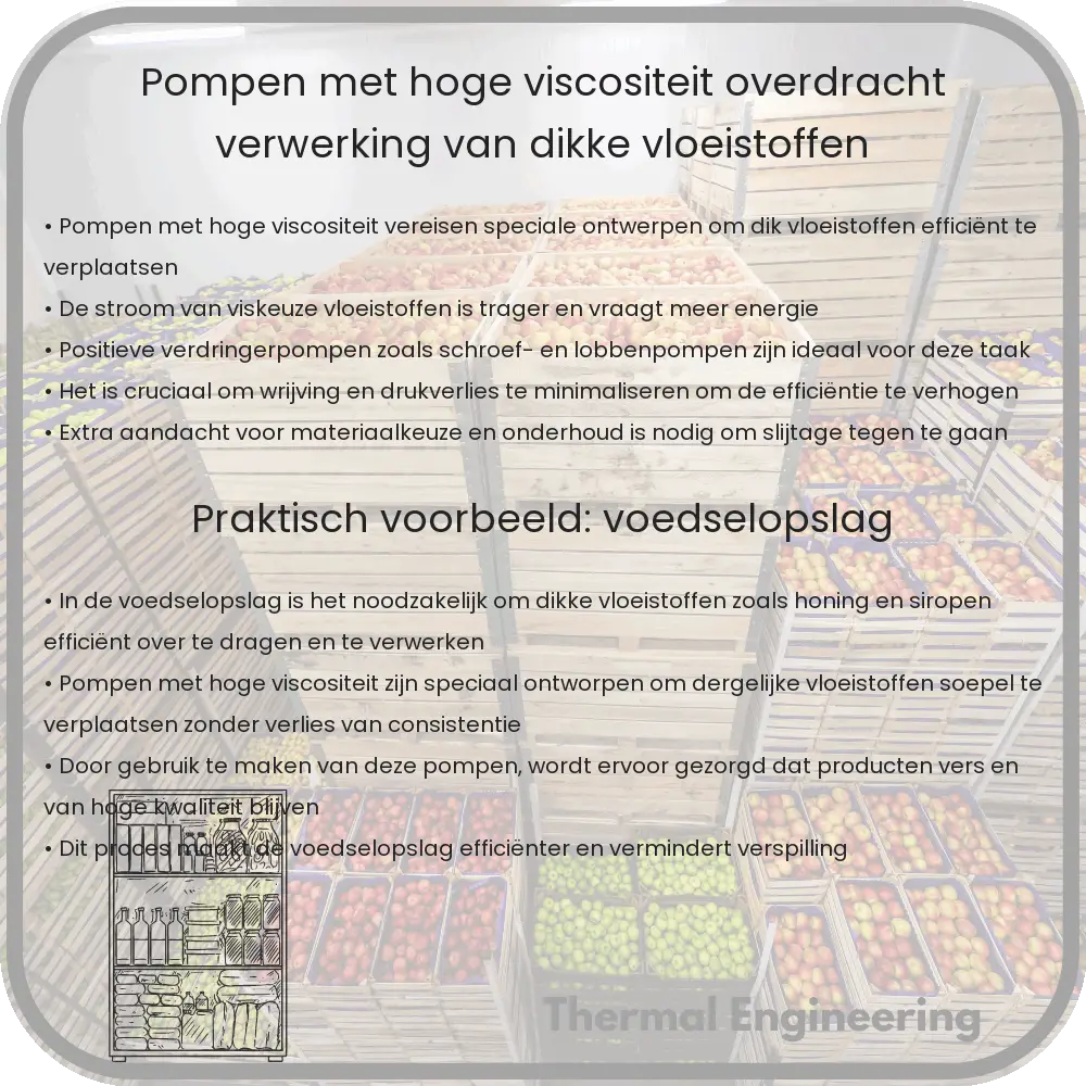 Pompen met Hoge Viscositeit | Overdracht & Verwerking van Dikke Vloeistoffen