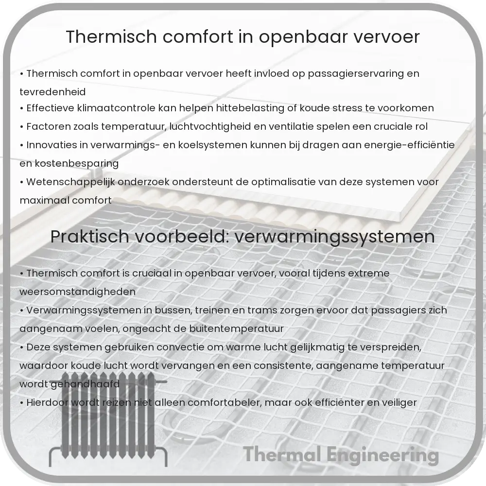 Thermisch Comfort in Openbaar Vervoer