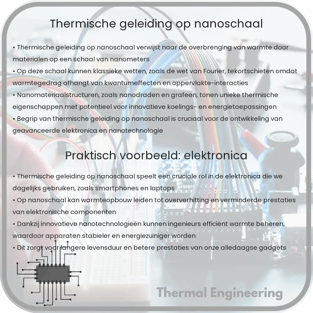 Thermische geleiding op nanoschaal