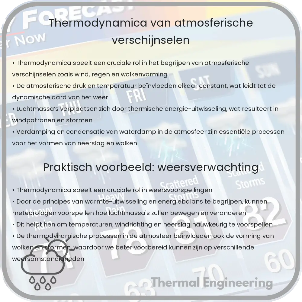 Thermodynamica van atmosferische verschijnselen