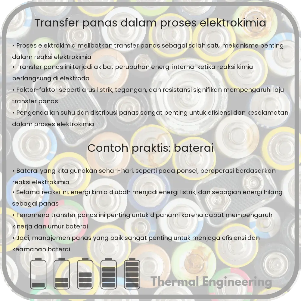 Transfer Panas dalam Proses Elektrokimia