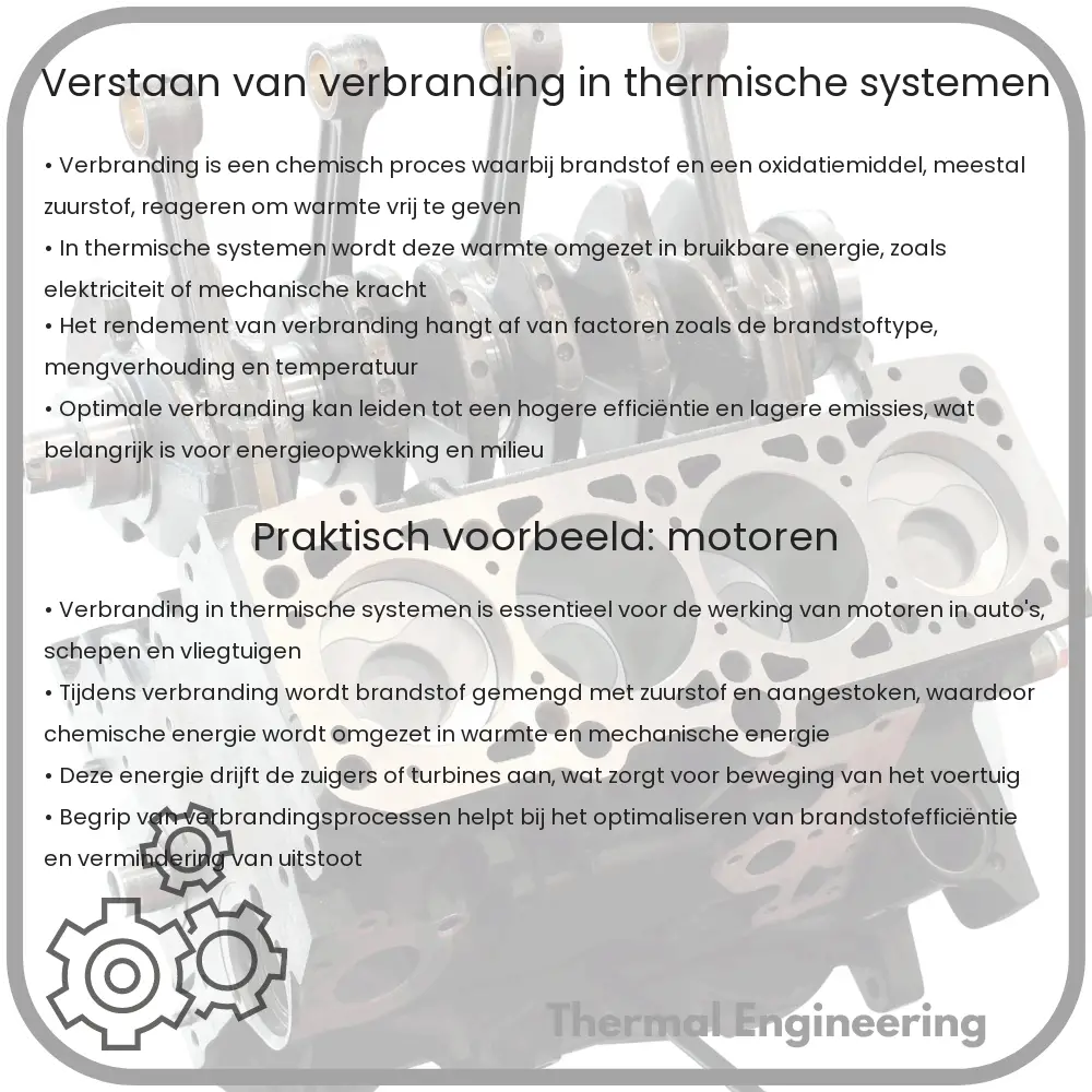 Verstaan van Verbranding in Thermische Systemen