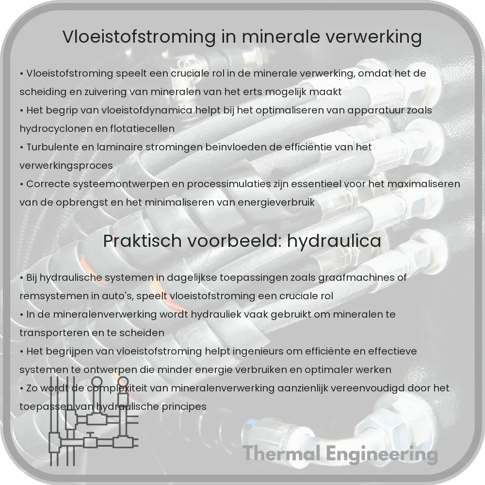 Vloeistofstroming in Minerale Verwerking