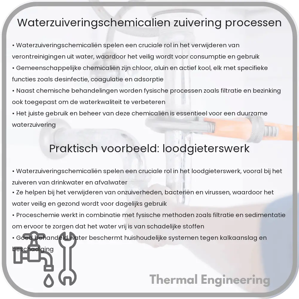 Waterzuiveringschemicaliën | Zuivering & Processen